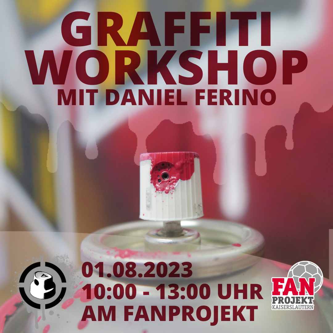 Graffiti Workshop am Fanprojekt - AWO Fanprojekt Kaiserslautern